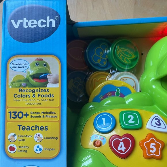 vtech | Toys | Vtech Chomp And Count Dino Green Brand New Toddlers Pull ...